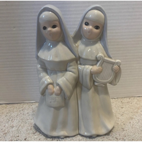 Lefton | Holiday | 95s Lefton Singing Nuns A Song To Brighten Your Day ...